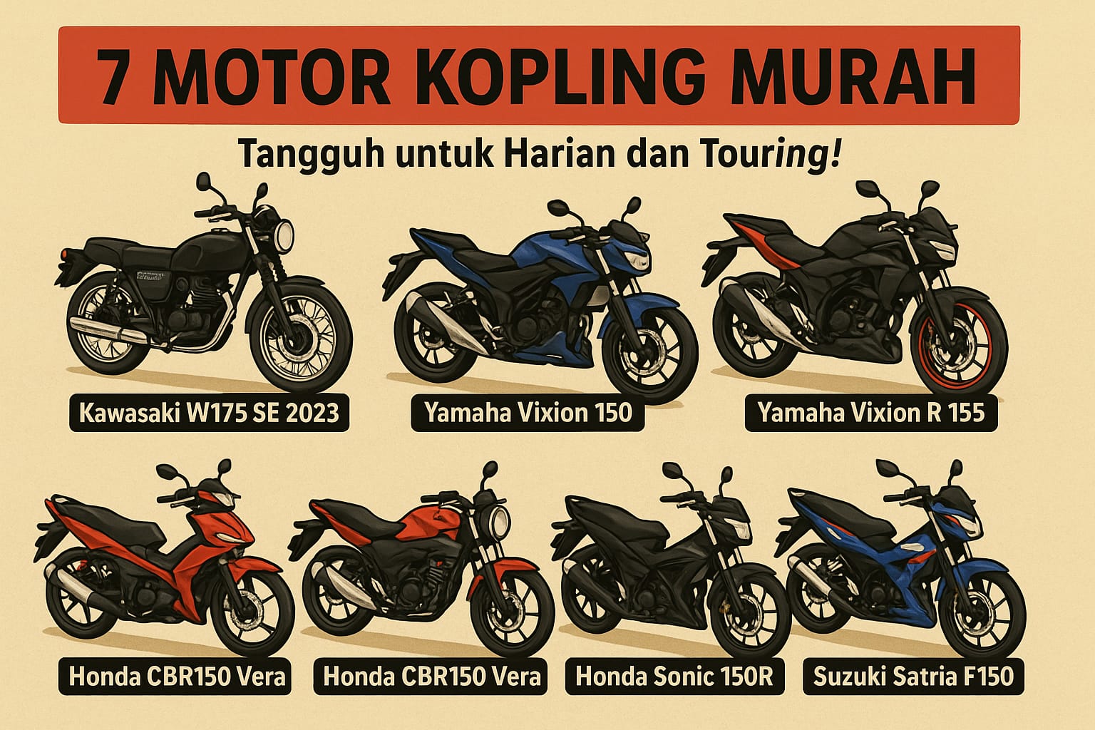 7 Motor Kopling Murah Terbaik 2025, Tangguh untuk Harian dan Touring ...